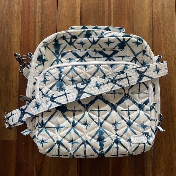 lug | Bags | Lug Ranger Crossbody Purse Blue And White | Poshmark